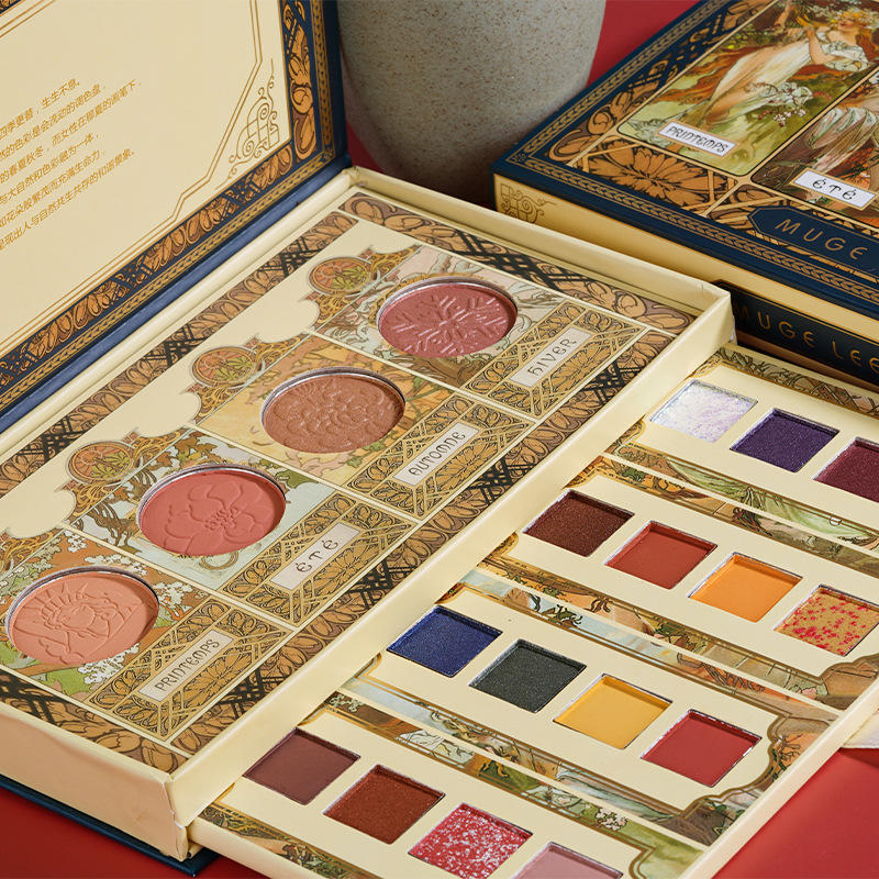 Buy ZMHIXM 20 Colors Renaissance Vintage Eyeshadow Palette Waterproof ...