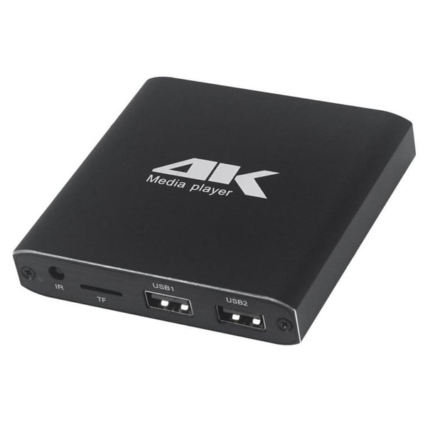 Inicio 4K HD Reproductor multimedia Streamer 1080P 2x USB Mini SD AV ...