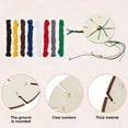 4Pcs Wood Braiding Discs Bracelet Weaving Plate Boards Multifunctional ...