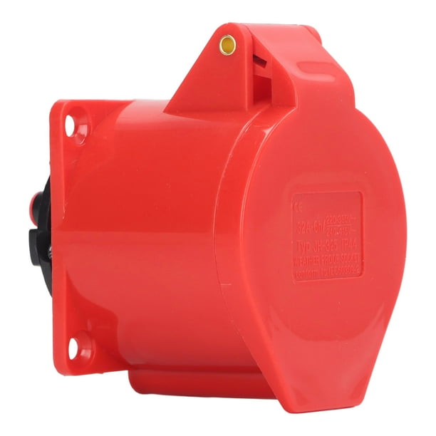 Industrial Socket, 220-380V 240-415V 2 Set Screw Fixation Industrial ...