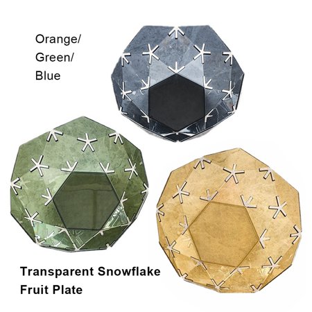 Geometric Plate Fruits Dessert Plates Simple Home Living School ...