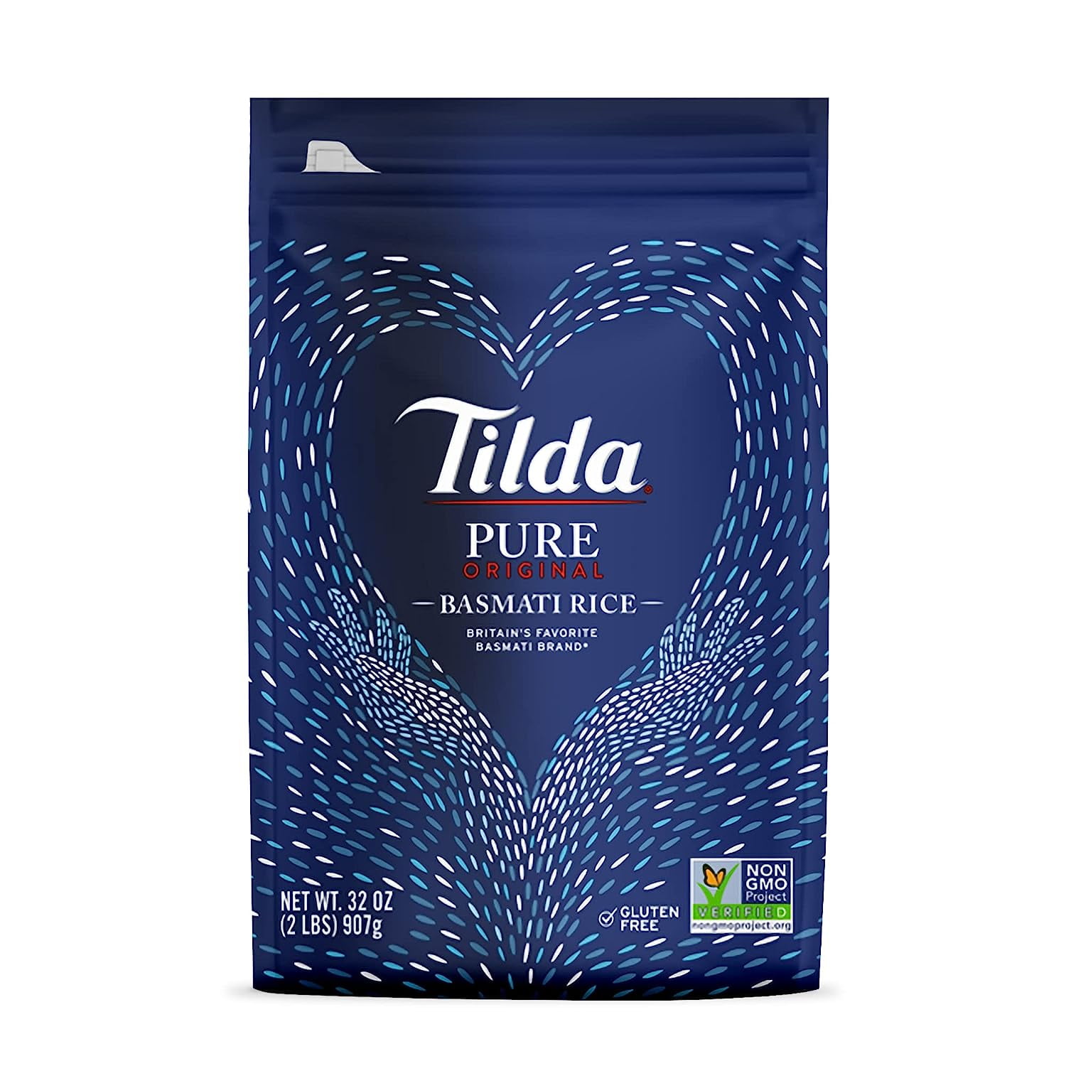 Tilda Pure Basmati Rice, Premium Vegan and Gluten-Free Rice, 2-Pound ...