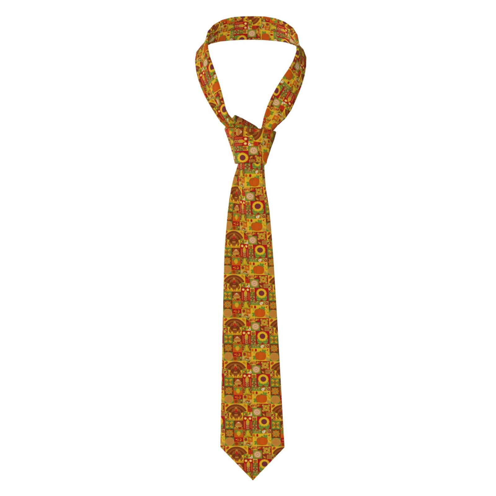 Click here for Saiise Thanksgiving Day Print Mens Necktie Busines... prices