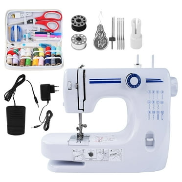Michley Portable 16-Stitch Sewing Machine with Accessory Compartment ...