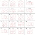 1 Set Various Styles Clear Acrylic Keychain Blanks Plastic Transparent ...
