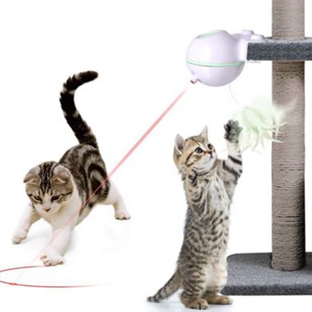Automatic Interactive Cat Laser Toy – Electric Random Rotating Laser ...