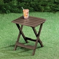 Adams Manufacturing Small Outdoor Foldable Resin Patio Garden Side ...