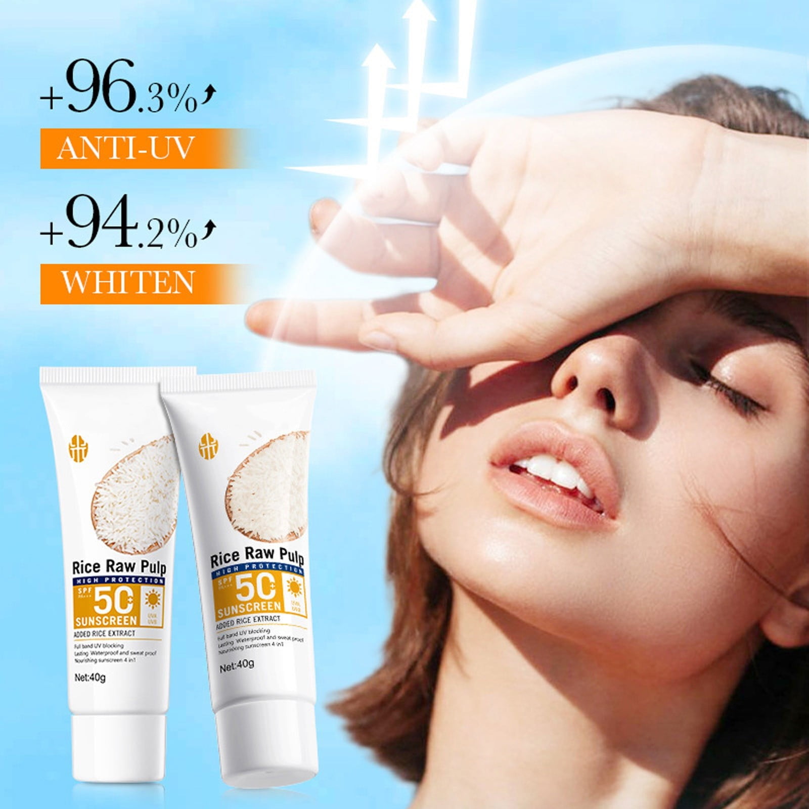 Relief Sun Rice Sunscreen For Face SPF50+ Better Than Sunscreen SPF50 ...