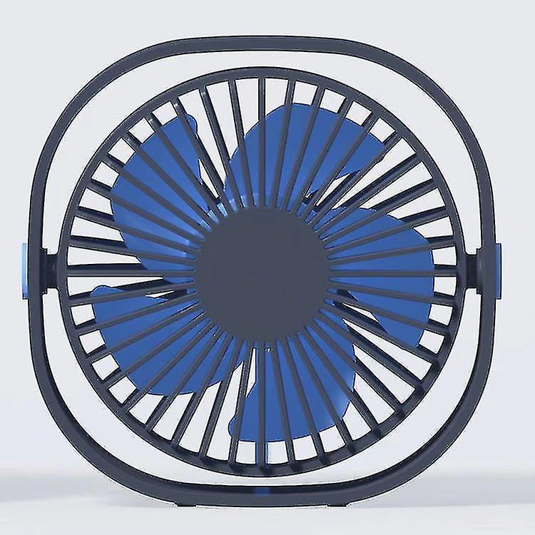 Usb Desk Fan 3 Speed Variable Speed Mini 360 Degree Rotating Fan Blue ...