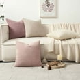 Pack of 4 Valentines Couch Throw Pillow Covers 20x20 Inch Neutral Pink ...