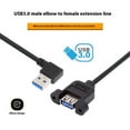 Fast Speed 5Gbps USB3.0 Extension Cable Right Angled/Straight Head ...