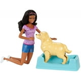 Barbie Newborn Pups Set with Doll, Mommy Dog & Color-Change Puppies ...