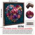 2D Flat, 1pc 8x8inch Acrylic Decorative Plate, Heart Shaped Hanging ...