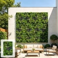 Artificial Hedge Fence Panel Expandable Faux Leaf Screen Privacy Wall ...