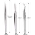 Precision Tweezer, Upgraded Professional Fine Tip curved, High-end ...