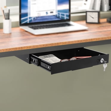Mount-It! Under Desk Drawer - Shallow, Securely beneath your tabletop ...