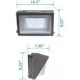 100W 347V 480V High Efficiency LED Wall Pack Light[MH HID HPS ...