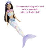 Barbie Mermaid Power Skipper Doll, Swim Toys with 10 Pieces including ...