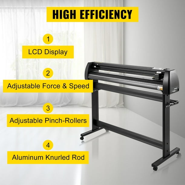 Máquina Cortadora de Vinilo VEVOR 53 Pulgadas Plotter de Vinilo Software Signcut para Windows ...