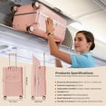 Travel Kids Ride On Luggage 20 Inch Carry On Hard Shell Suitcase with ...