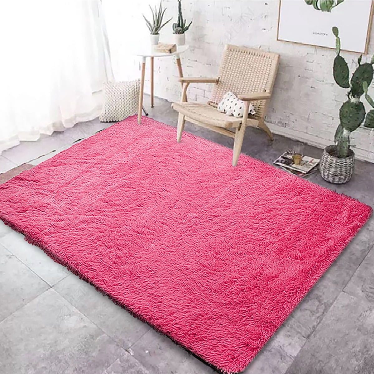Fluffy Area Rugs, Shag Rug for Bedroom, Plush Furry Rugs for Living ...