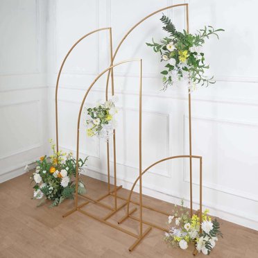 Efavormart Set Of 4 | Gold Metal Frame Wedding Arch, Rectangular ...