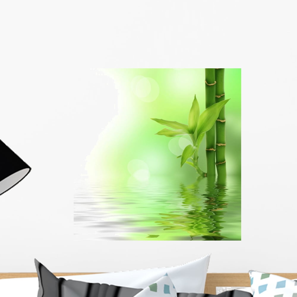 Bamboo Wall Decal by Wallmonkeys Peel and Stick Graphic (18 in H x 15 ...