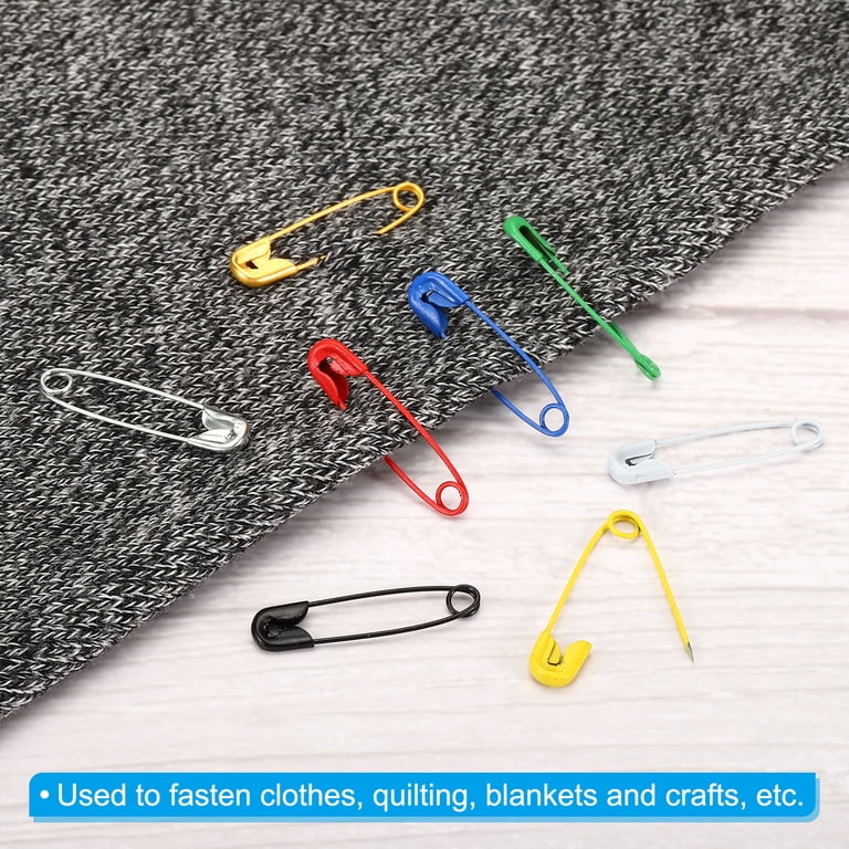 Metal Stitch Markers 100 Pieces Safety Pins, 10 Colors 1.5 Inch Metal ...