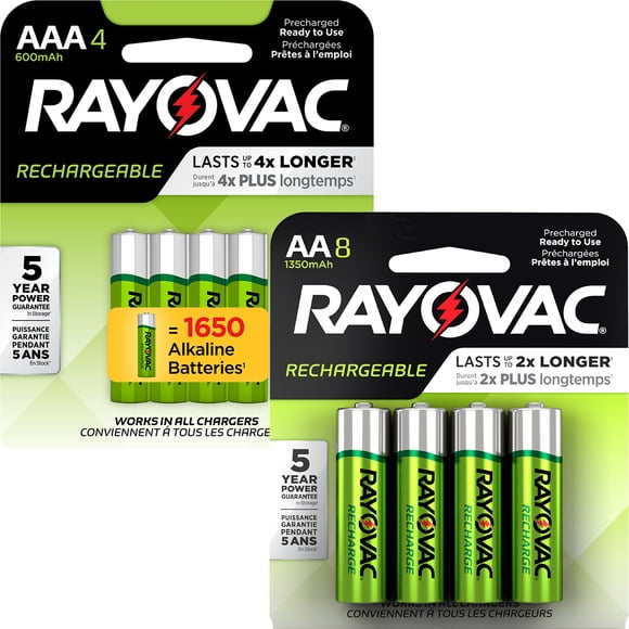 Batteries Aa Aaa Combo Pack
