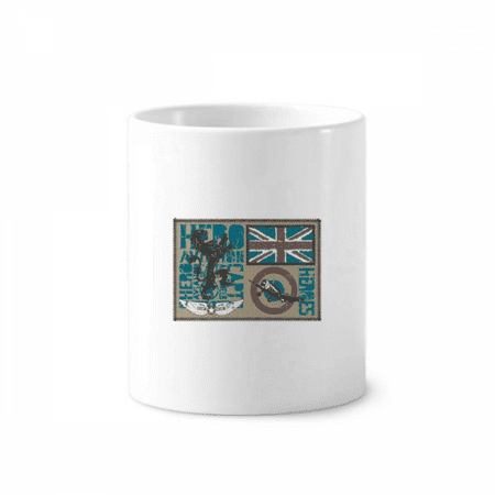 Hero Capt Lion Flag Toothbrush Pen Holder Mug Cerac Stand Pencil Cup ...