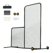 CHAMPRO Baseball/Softball Pitcher's Safety L-Screen On-Field Practice ...