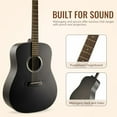 41 inch Acoustic Guitar,Full Size Cutaway Acustica Guitarra Bundle Kit ...