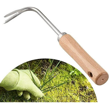 manual Weeder - 2 Tines - Hand Gardening Tools For Super Easy Weed ...