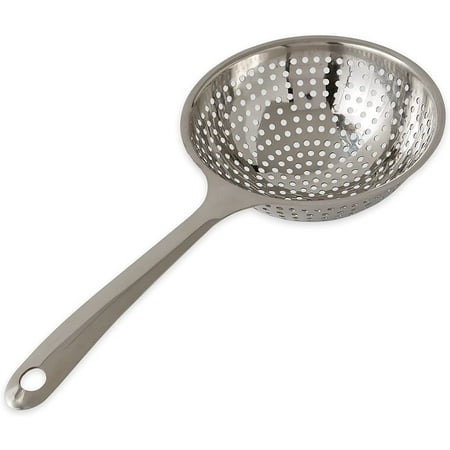 4" Stainless Steel Fat Skimmer Spoon - Professional Kitchen Fine Mesh ...