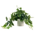 Artificial Pothos Plant in Pot Faux Greenery Desktop Decoration for ...