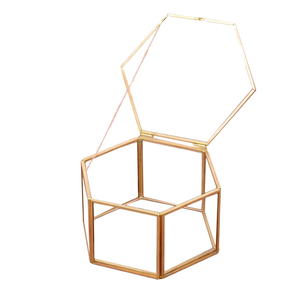 Hemoton Hexagon Geometric Ring Box Unique Wedding Favor Party ...
