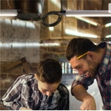 4 ft. 250-Watt Equivalent Integrated LED Silver Shop Light 4000K ...