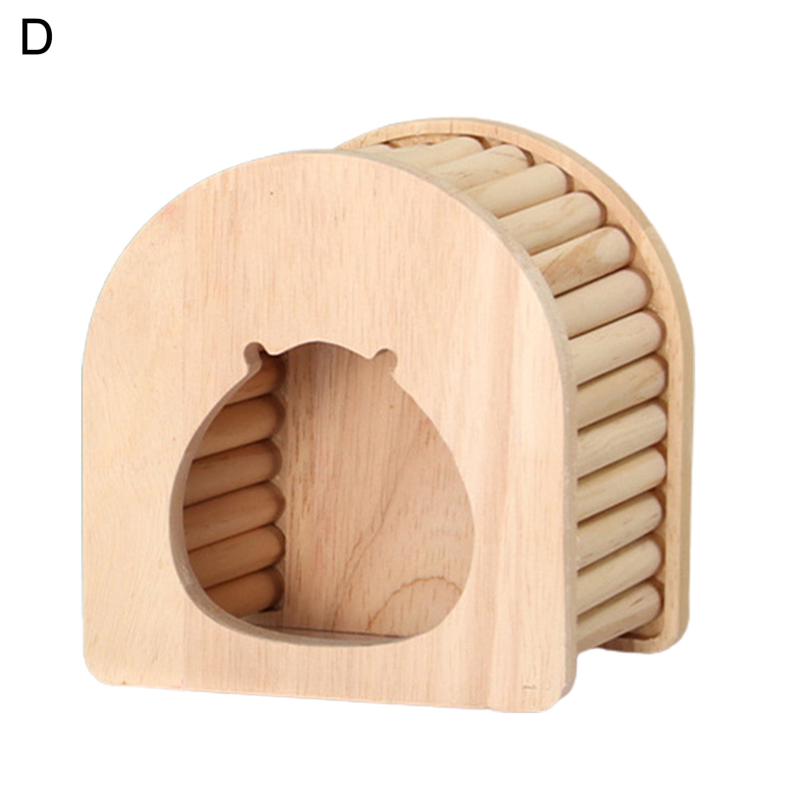 Wooden Hamster Fairy House, Multiple Shaped Hideout Small Animal ...