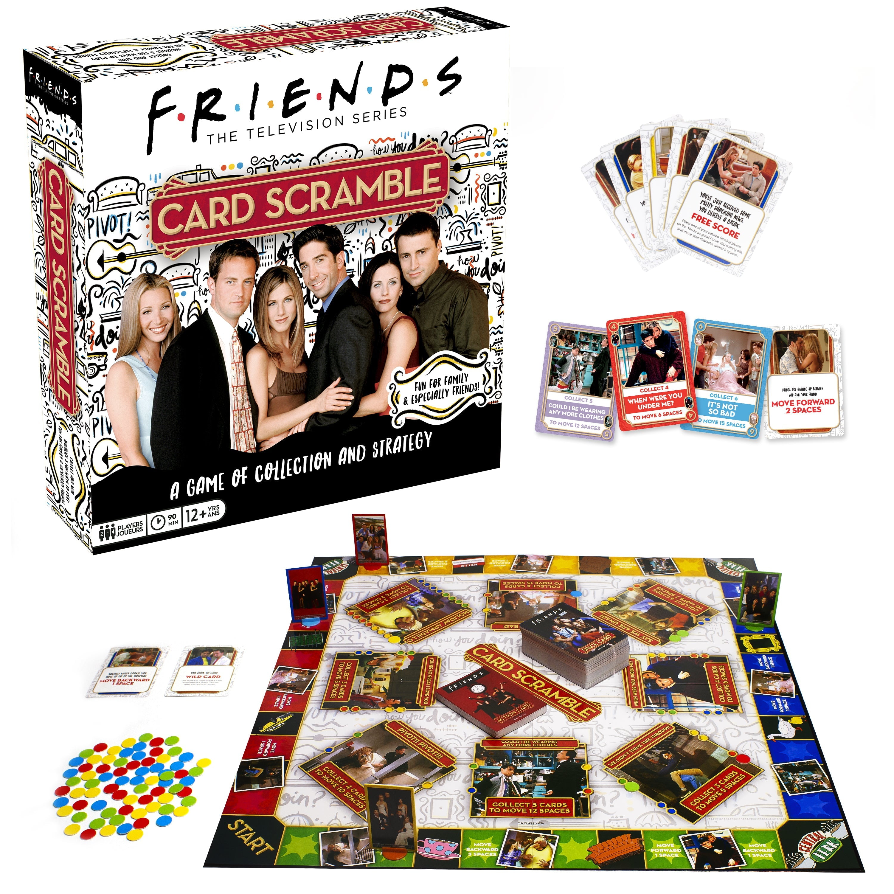 Friends TV Series Card Scramble Board Game - Walmart.com