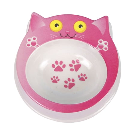 Creative pet bowl cute face cat bowl melamine cartoon cat face water ...