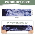 2Pcs Tie Headbands, Dye Elastic Athletic Hair Head Band Tennis Non-Slip ...