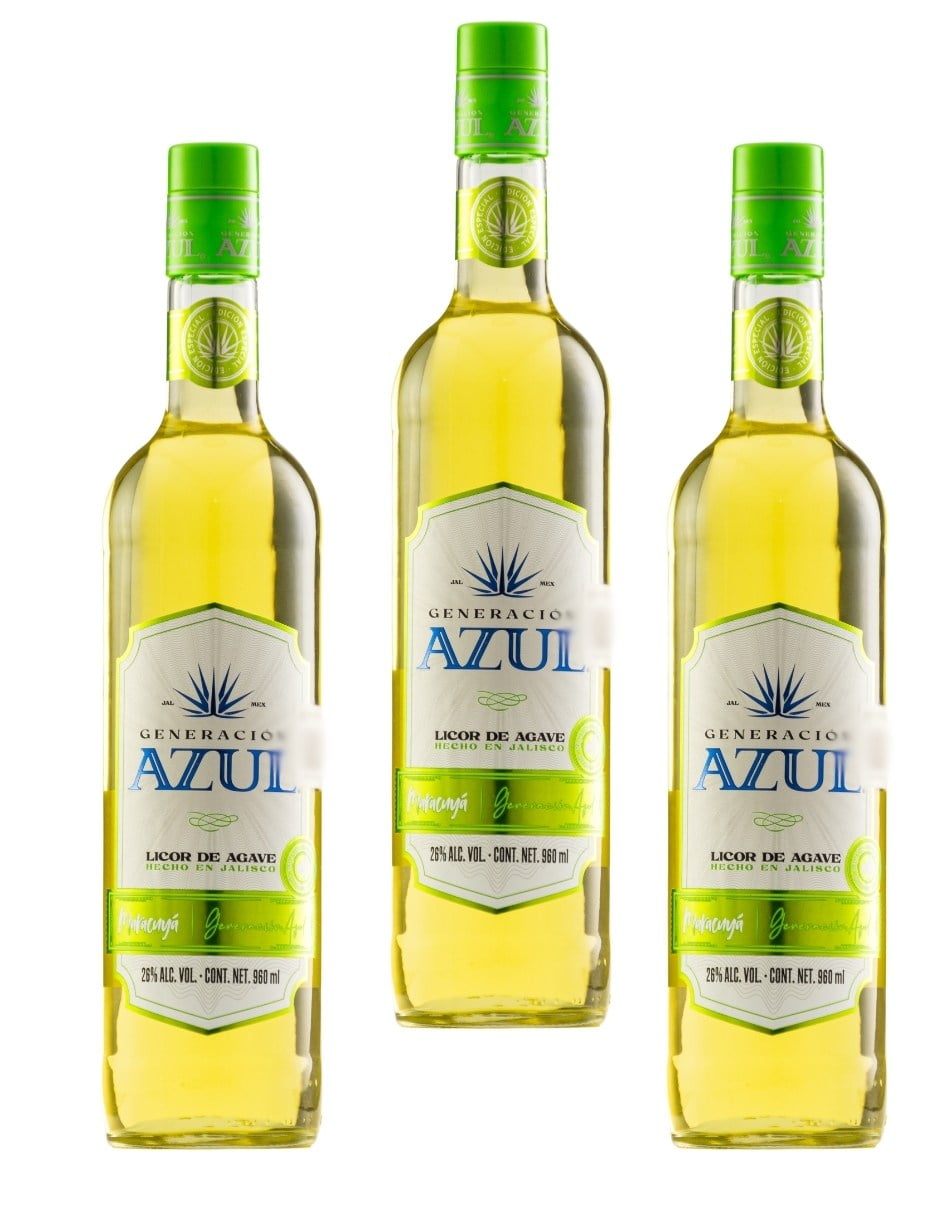 Licor de Agave Generación Azul Maracuyá Tripack 960 Ml | Walmart en línea