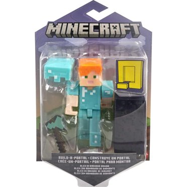 Minecraft Diamond Level Steve, 5.5-inch Collector Action Figure Toy for ...