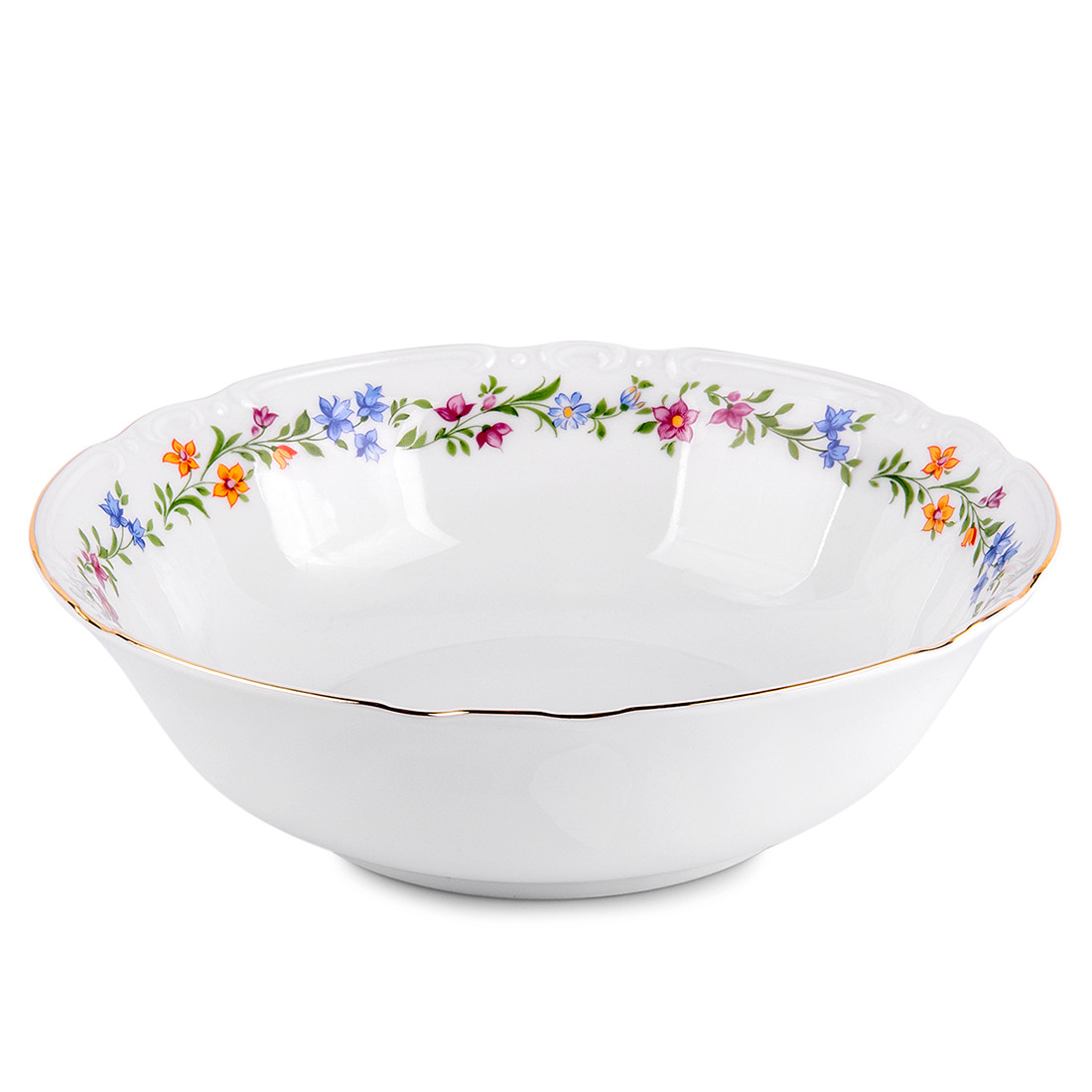THUN Soup Bowl Provence Flowers Porcelain Bowl 9.06" (23 cm) Serving ...