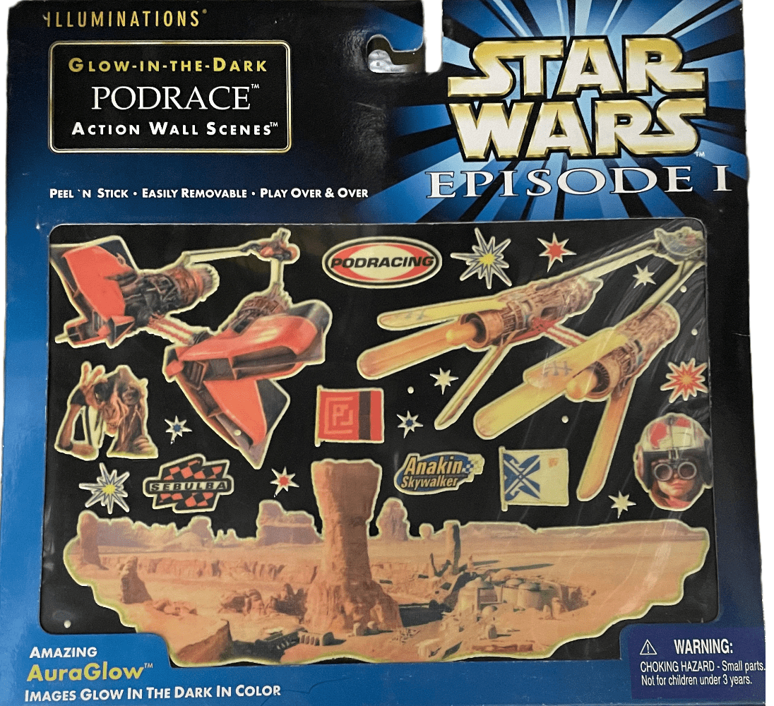 Pod Race Glow Sticker Set - Walmart.com