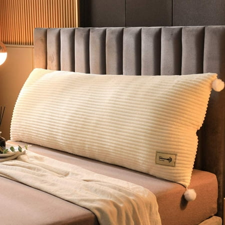 Large Rectangular Headboard Pillow, Bed Rest Positioning Long Support ...