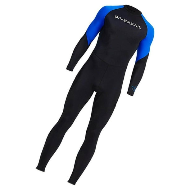 facefd Men Diving Wetsuit for Water Sports Neoprene Full Body Back Zip ...