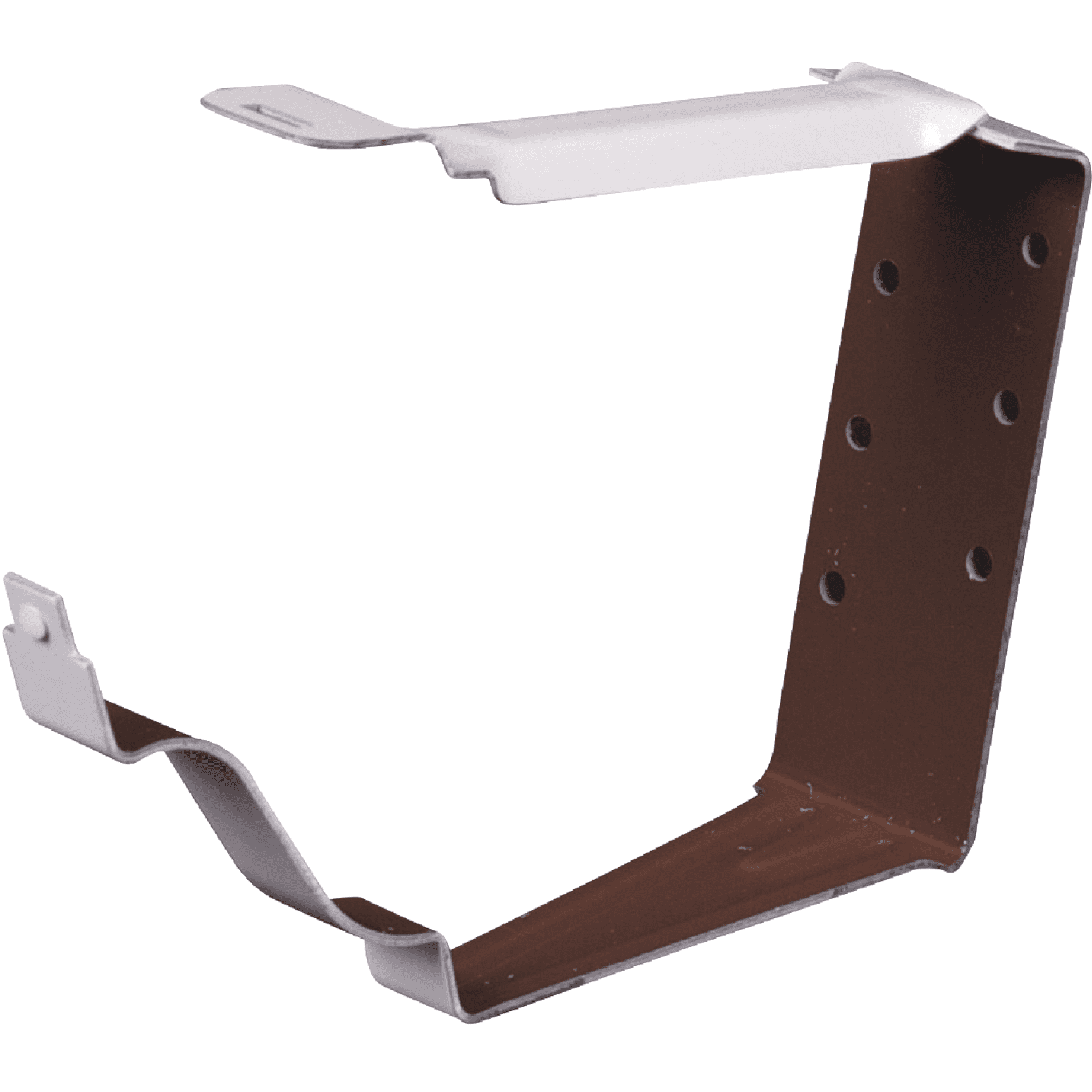 Spectra Metals K Style White Aluminum Snap-Lok Gutter Hanger Bracket ...