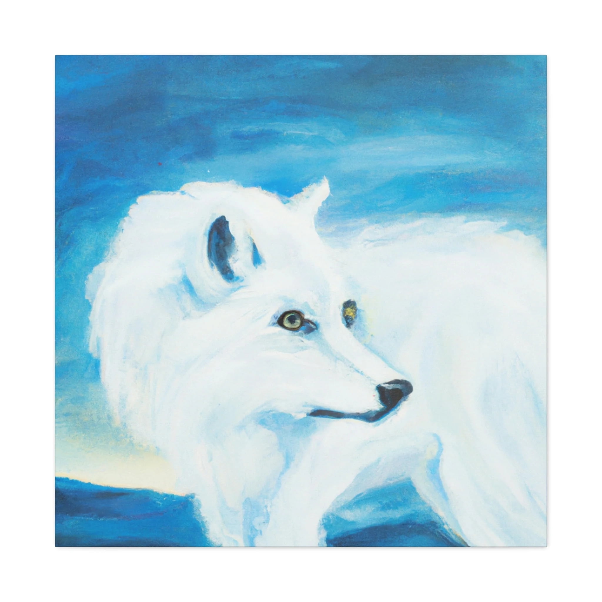 Arctic Wolf Creation - Canvas - Walmart.com
