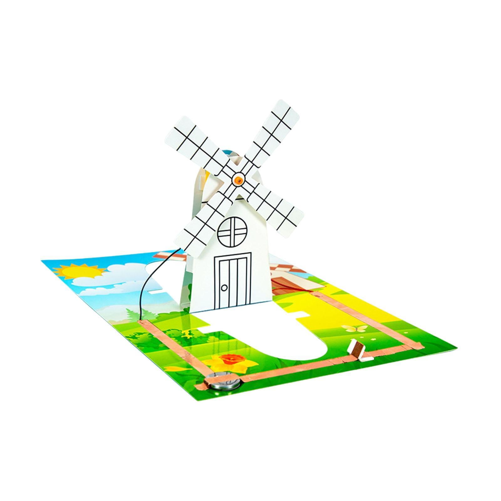 Ciencias Windmill Kit Generador de viento Generador DIY Aprendizaje ...